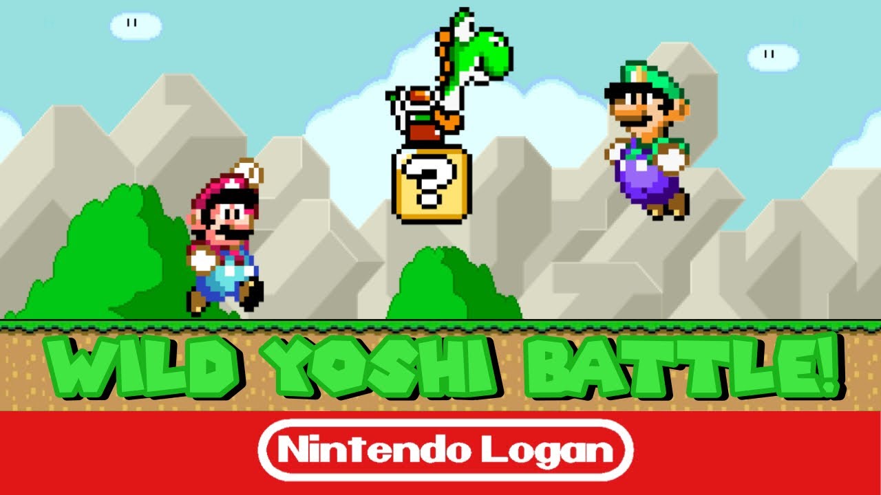 Wild Yoshi Battle! | Nintendo Logan Clips! - YouTube