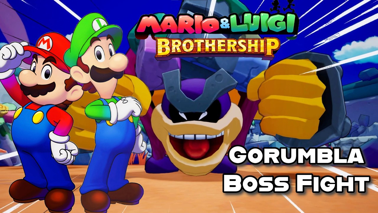 Gorumbla Boss Fight Gameplay Mario & Luigi: Brothership - YouTube