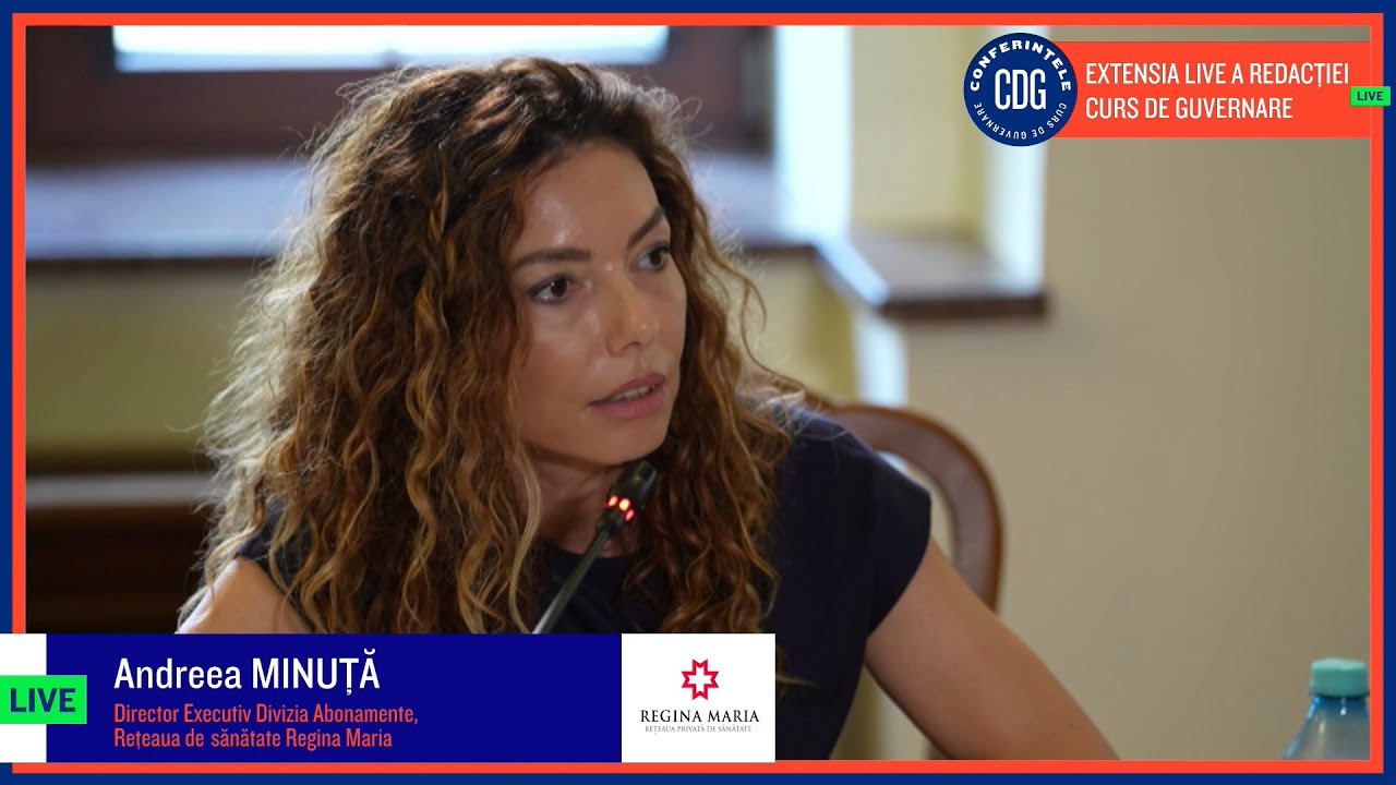 Andreea MINUȚĂ, ”Regina Maria: ”Credem într-un sistem în care banii ...