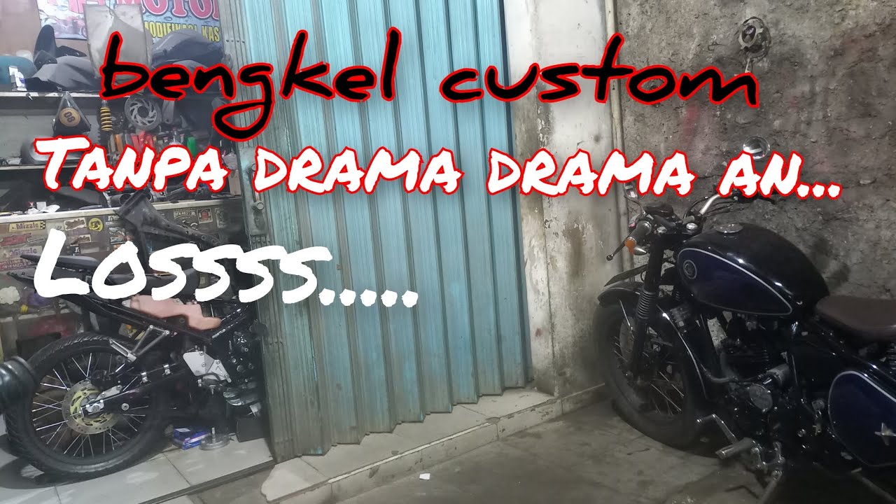 SIDAK BENGKEL MOTOR CUSTOM#vlog#motorcustom#chopperindonesia# ...