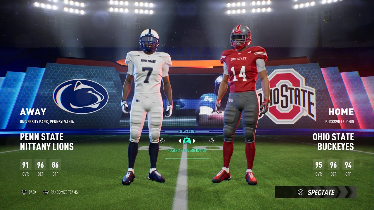 Maximum Football College Penn State vs Ohio State - YouTube