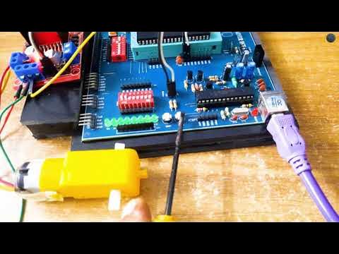 How to Direction Control of a DC Motor using Microcontroller Bangla Tutorial (MikroC) - YouTube