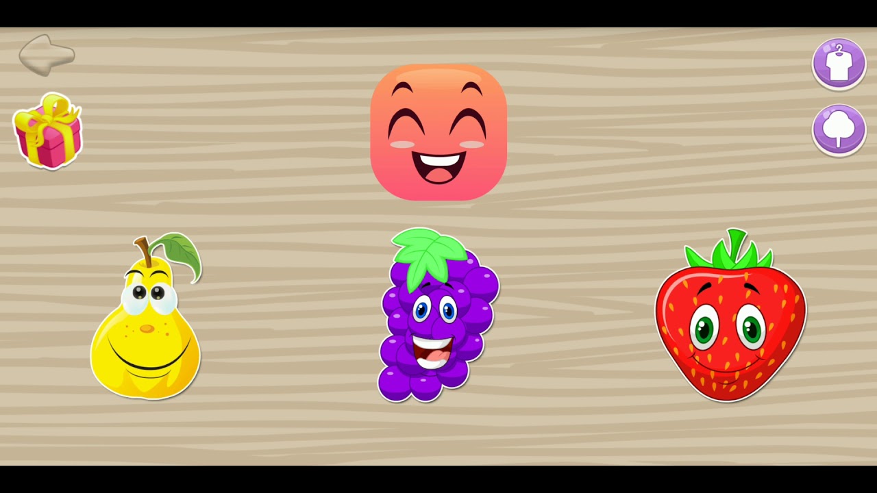 Las frutas en español - juegos educativos para niños en preescolar ...