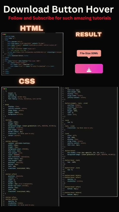 Css Download Button 🚀🚀🚀🚀 Css Htmlcss Html5css3 Csstips Animation Programmer Csstrick