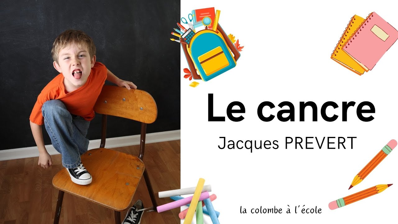 Le cancre, poème intemporel de Jacques Prévert - YouTube
