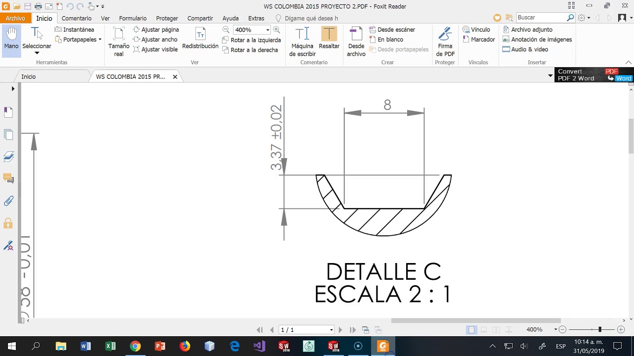 Vistas detalladas en solidworks - YouTube