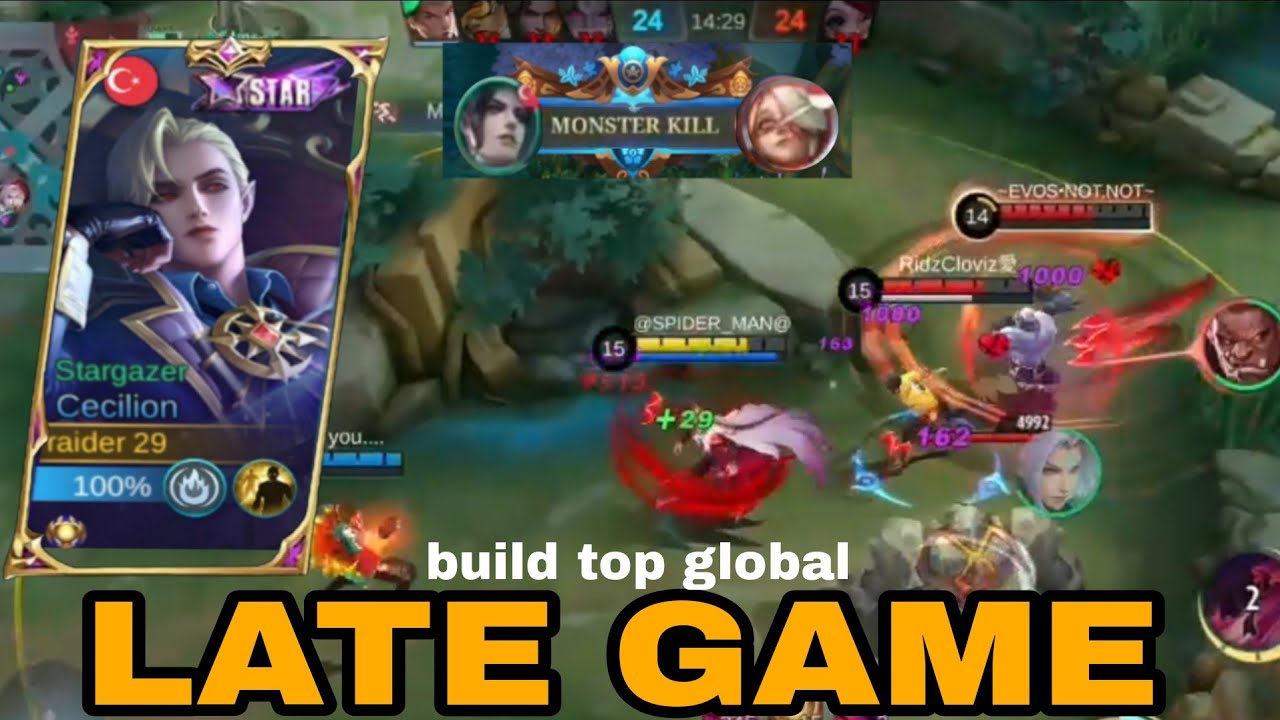 CECELION LATE GAME !! CECELION BEST BUILD || BUILD TOP GLOBAL ~ MLBB ...