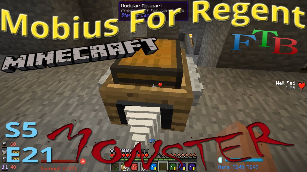 Mobius For Regent: Steves Carts 2, First Cart - Minecraft FTB Monster ...