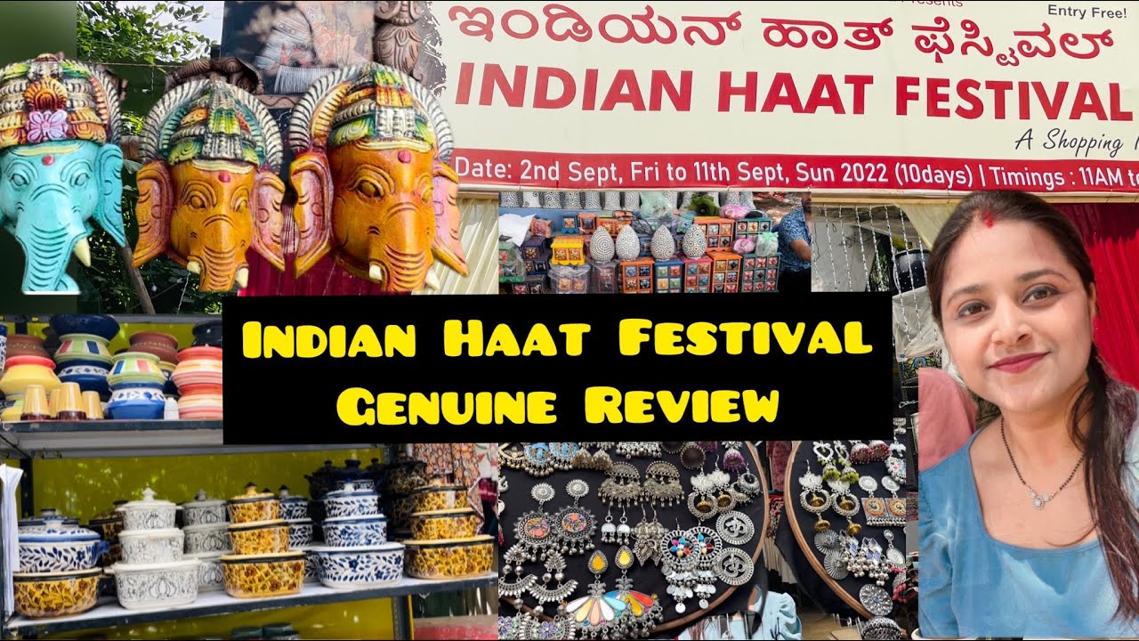 A Sunday with Indian Haat Festival Tour | Commercial Street Tour ...