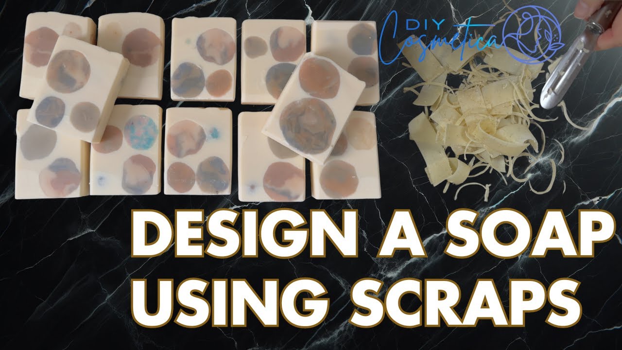 Using Soap Scrap to Make Cold Process Soap - YouTube