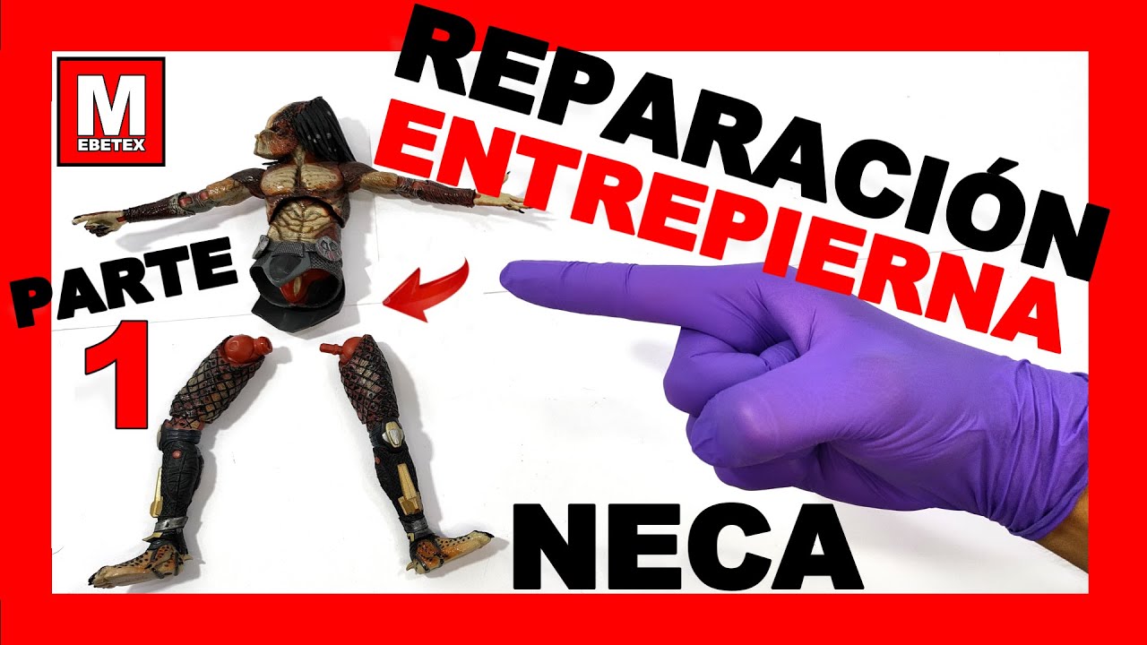 ¿Cómo REPARAR la articulación de la "ENTREPIERNA" de una figura de acción NECA? (TUTORIAL)ヅ👍 ...