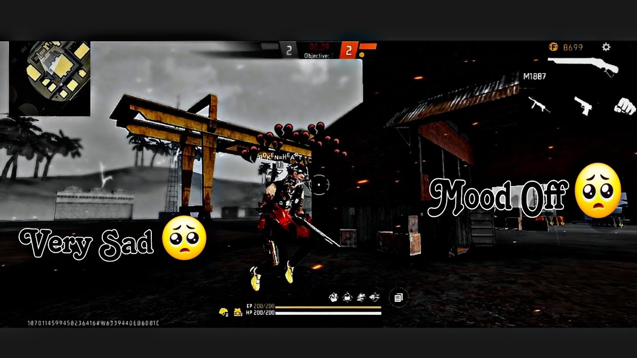 Free Fire Mood Off Sad Status 😔 Free Fire Broken Heart Sad Shayri 💔 Ff ...