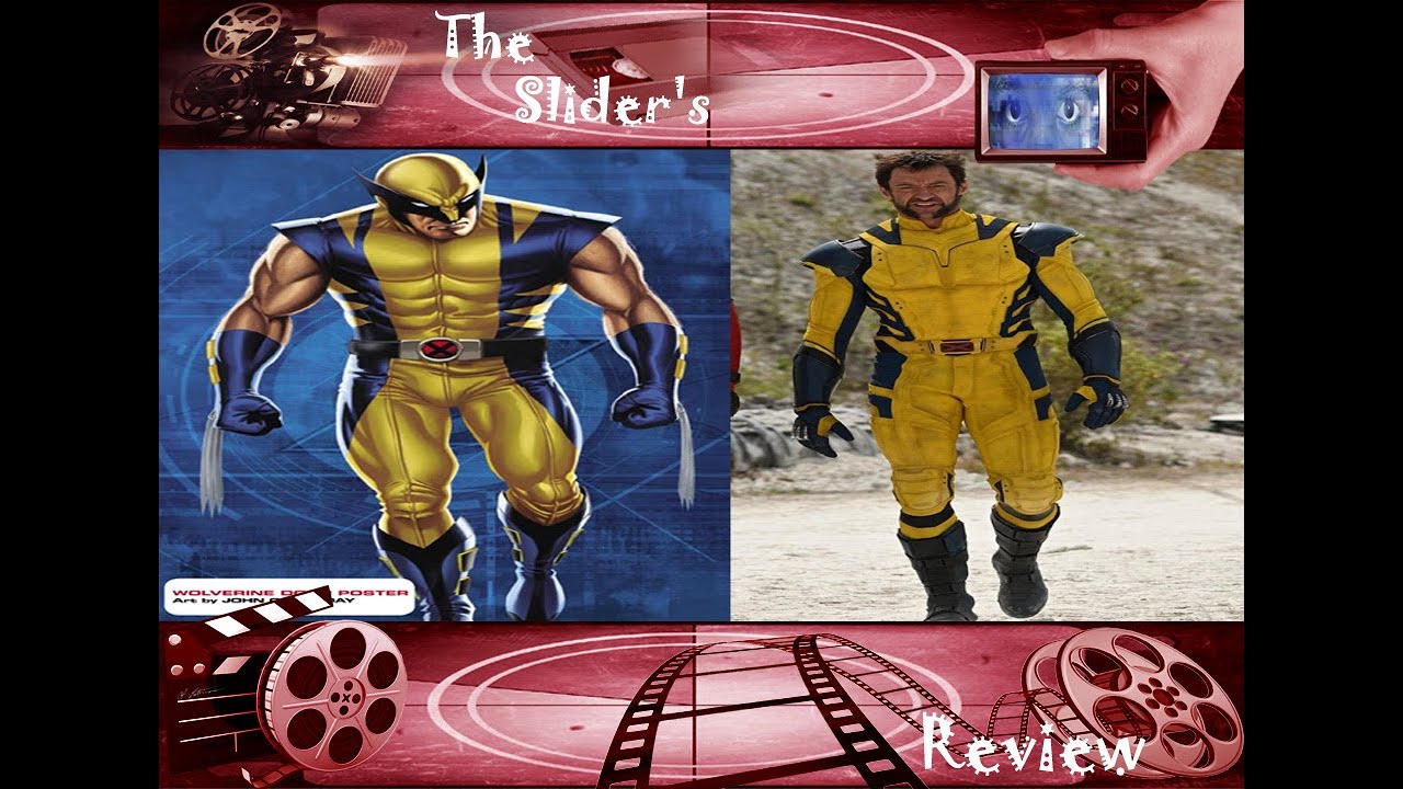 the yellow & blue wolverine costume looks GREAT...EXCEPT for one part ...