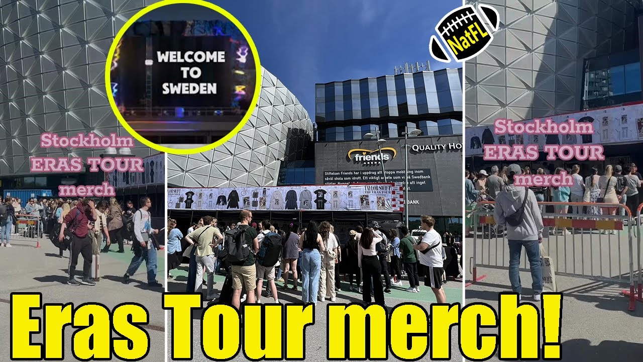 Taylor Swift fans lined up Outside FRIENDS ARENA to buy Eras Tour merch ...