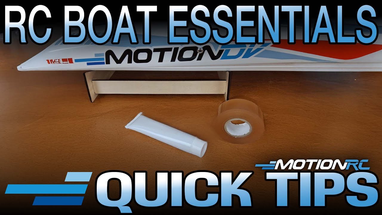 RC Boat Essentials: Marine Grease & Hatch Tape | Quick Tip | Motion RC ...