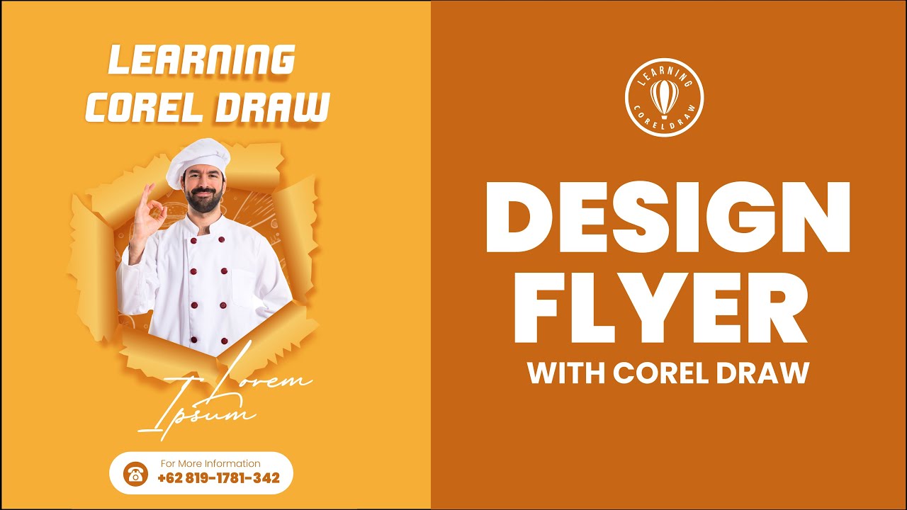 Tutorials Hole torn paper effect in Corel Draw - YouTube