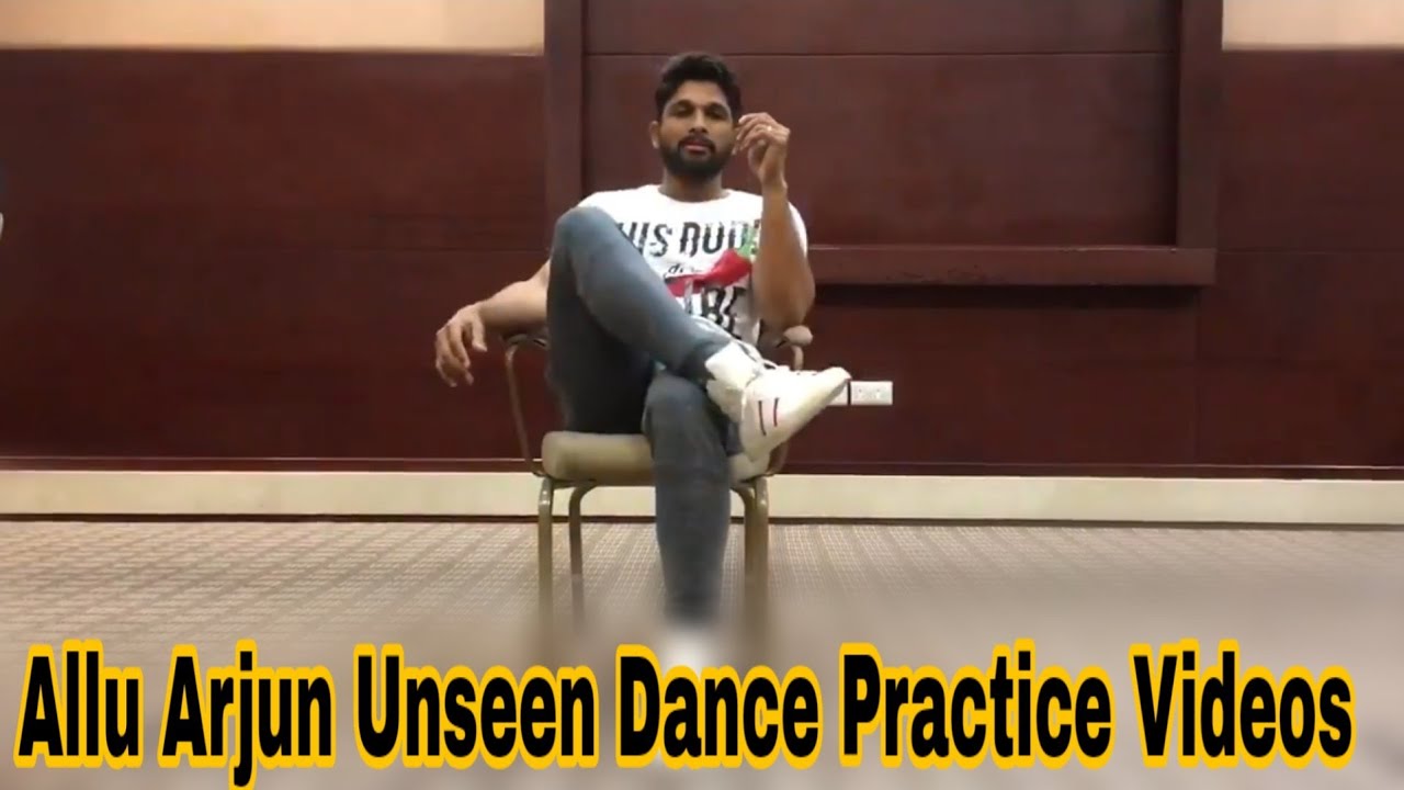 Allu Arjun Unseen Dance Practice Videos | Ala Vaikundapuramlo - YouTube