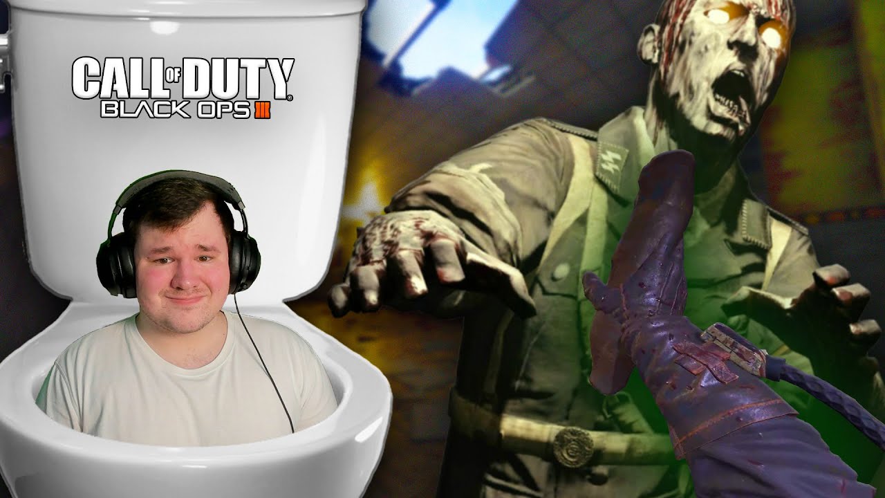 ZOMBIES IN MY TOILET 😱 | POOP OF THE DEAD 💩 COD CUSTOM ZOMBIES 🧟‍♂️ ...