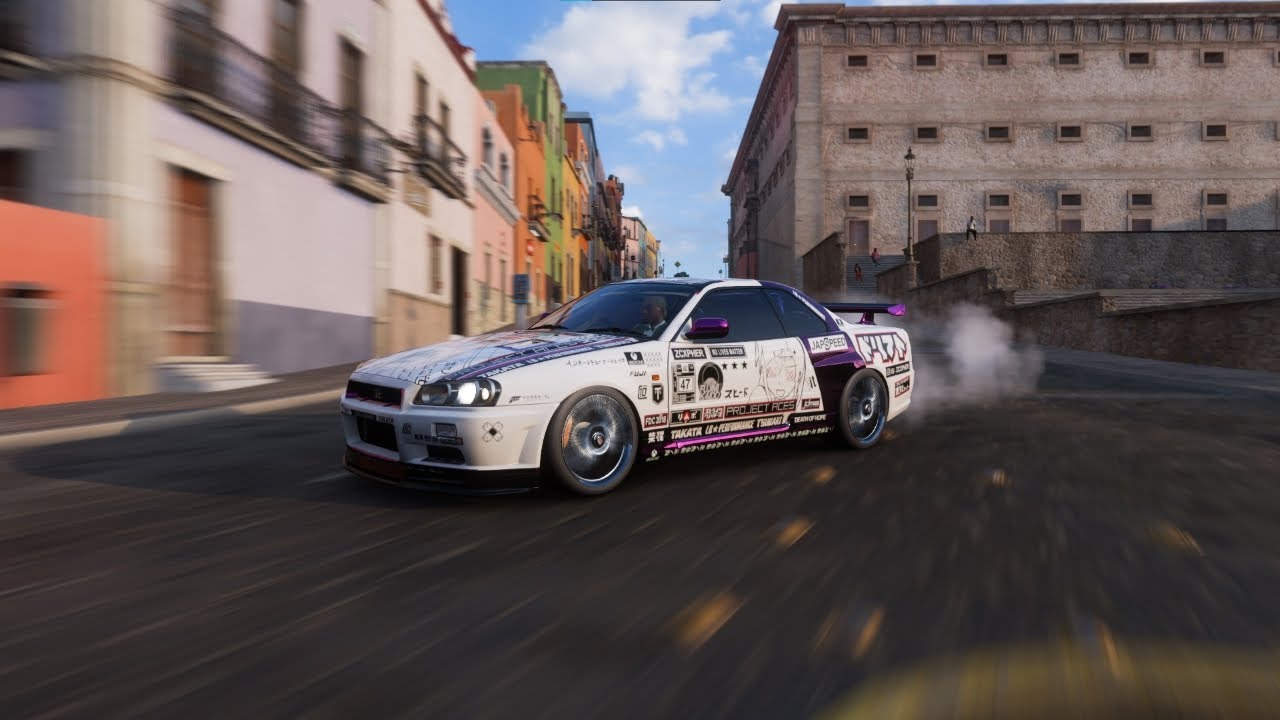 Burnout $crcrw🎵 | City Drift Chase 🏙 | Nissan R34 | Forza Horizon 5 ...
