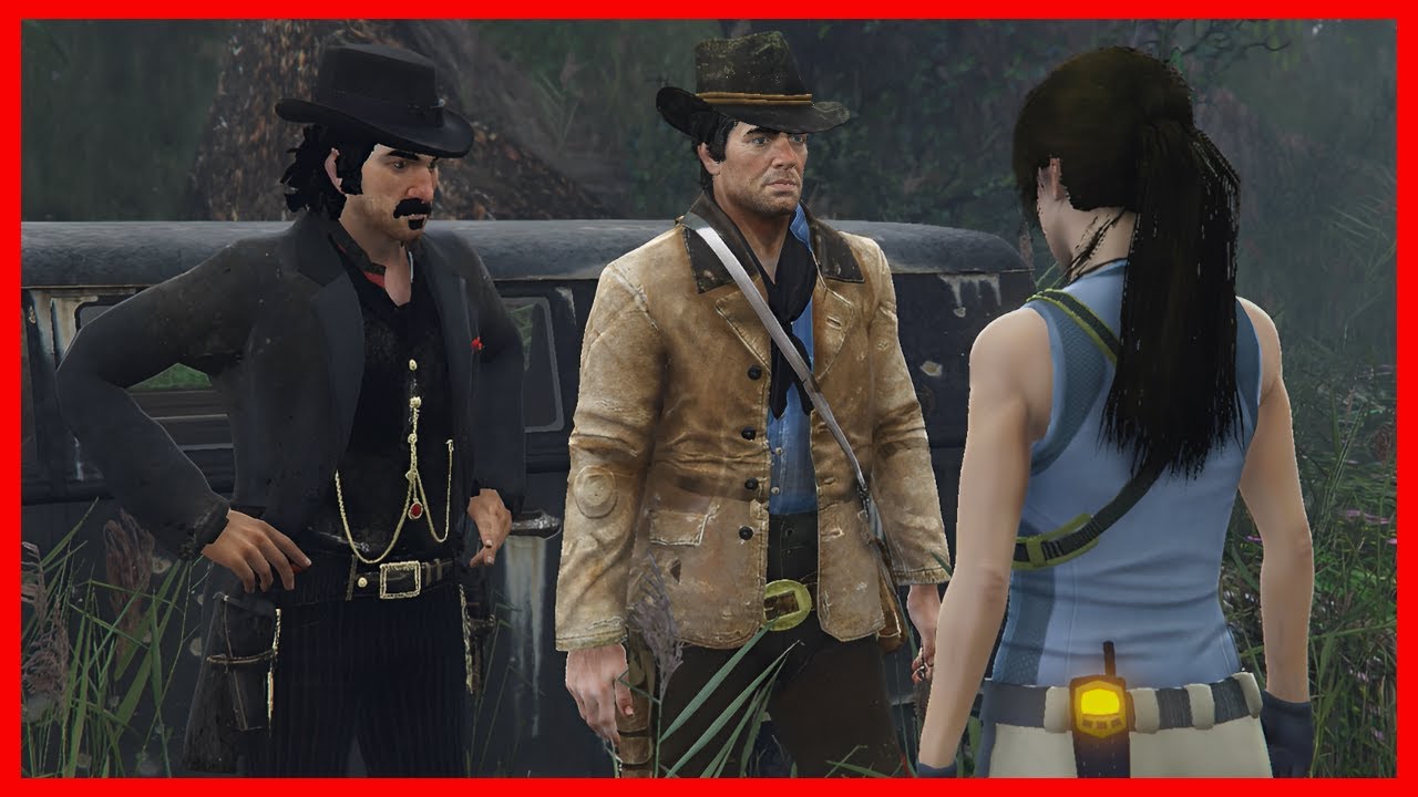 LARA CROFT MEETS THE VAN DER LINDE GANG - YouTube