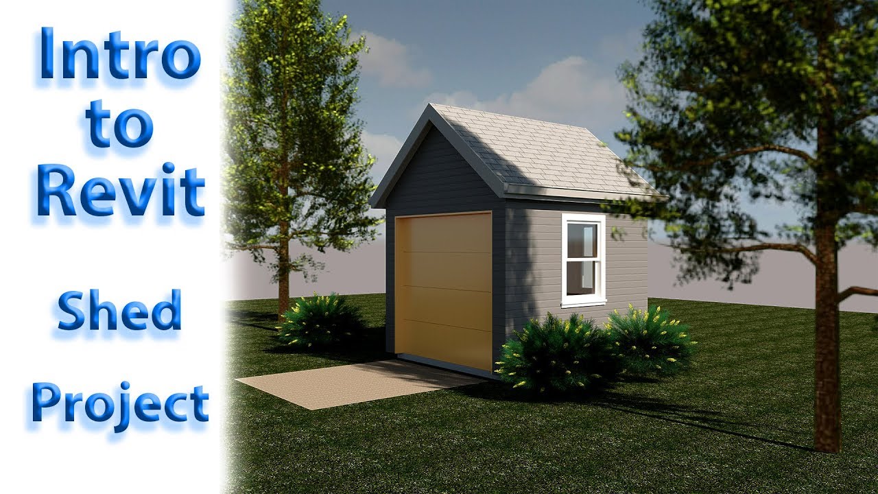1-Intro to Revit-Shed Project-Exterior Walls - YouTube