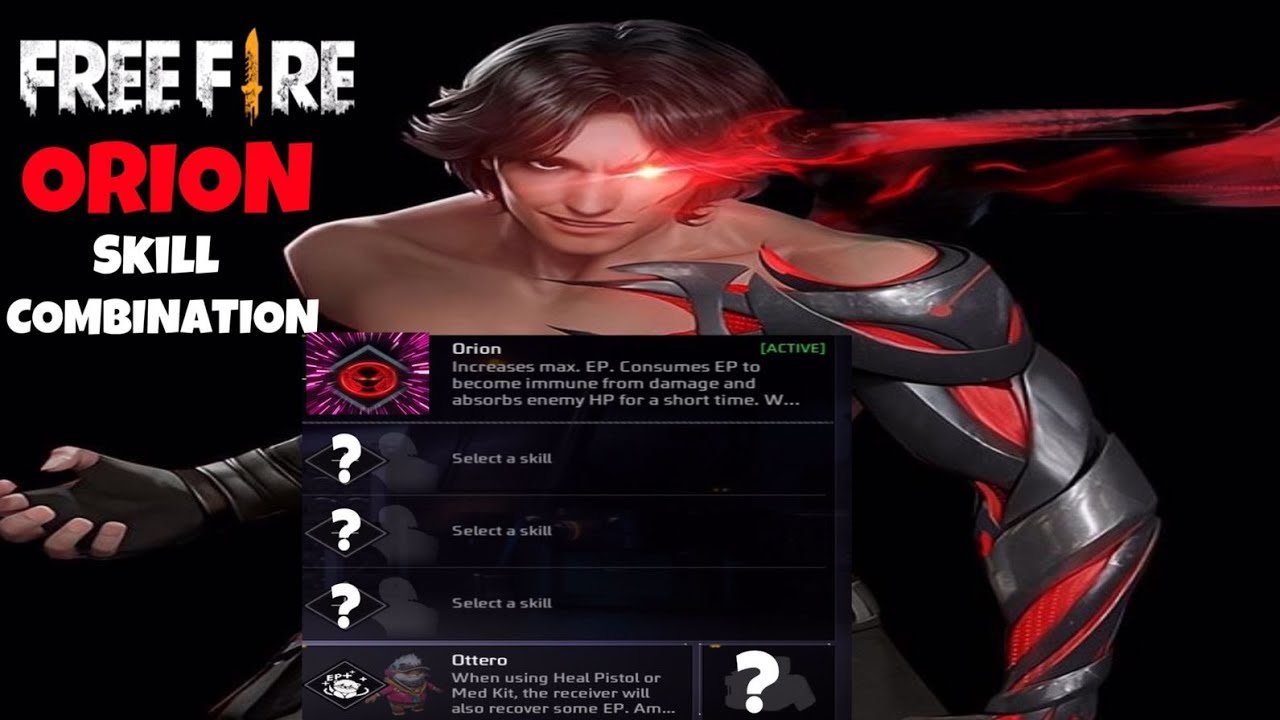 Free Fire(ORION) skill combination headshot Orion rush combination 🥵# ...