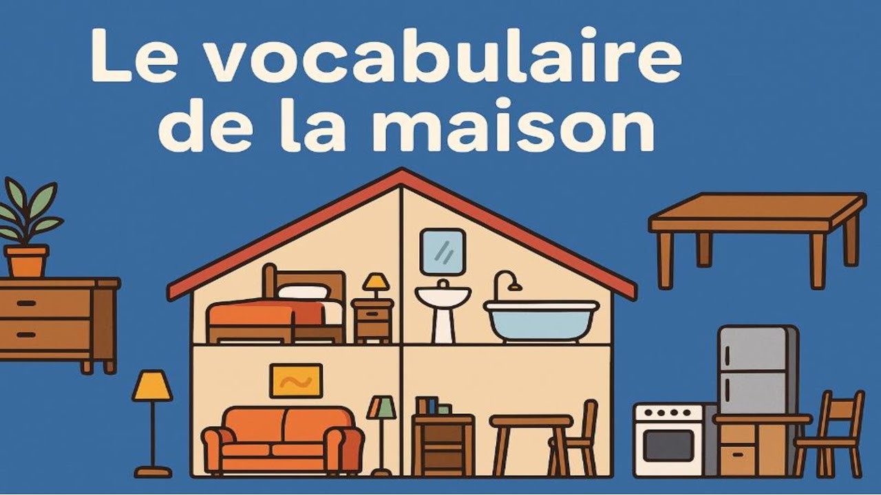 Apprenez le Vocabulaire de la Maison en Français - YouTube