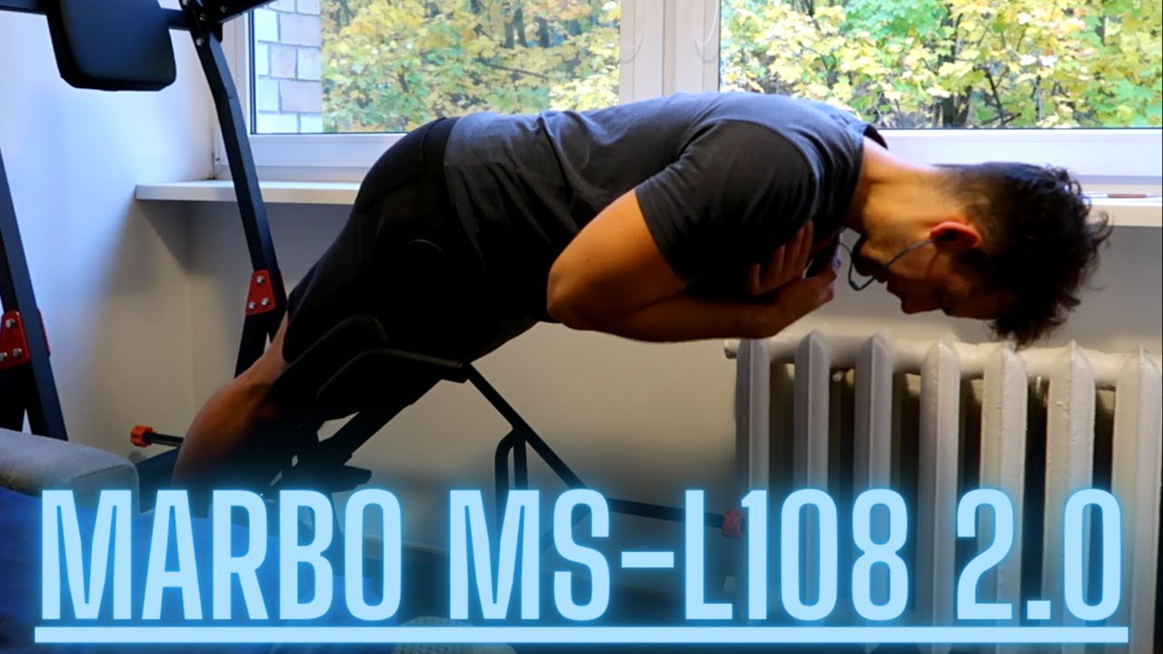 Marbo MS-L108 2.0 Back Extensor Training Bench Review - YouTube