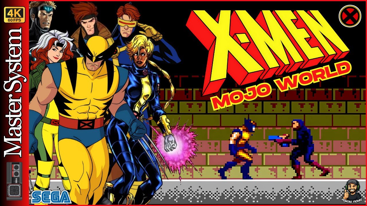 X MEN MOJO WORLD ( MASTER SYSTEM / 1996 ) GAMEPLAY - 4K 60FPS 🔴 - YouTube