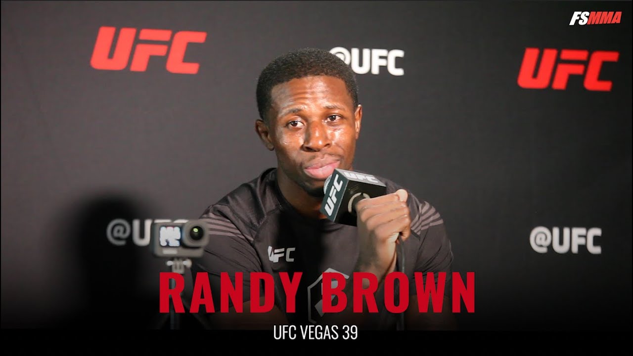 Randy Brown UFC Vegas 39 full post-fight interview - YouTube
