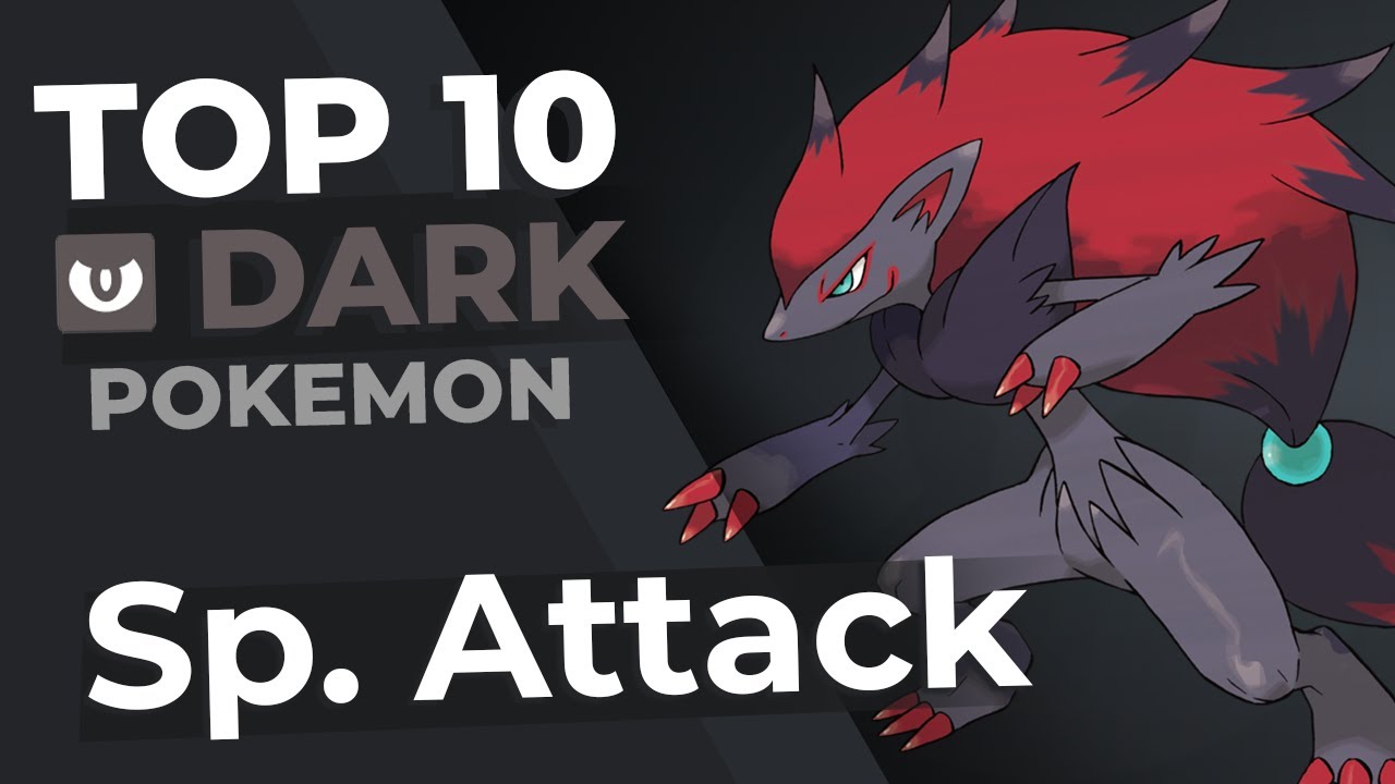 Top 10 Dark Pokemon - Highest Special Attack - YouTube
