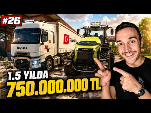 OHAAAA! 18 AYDA 750.000.000 TL KAZANDIK! @taşkafa 🤯💰 FS25 [S9-B26]
