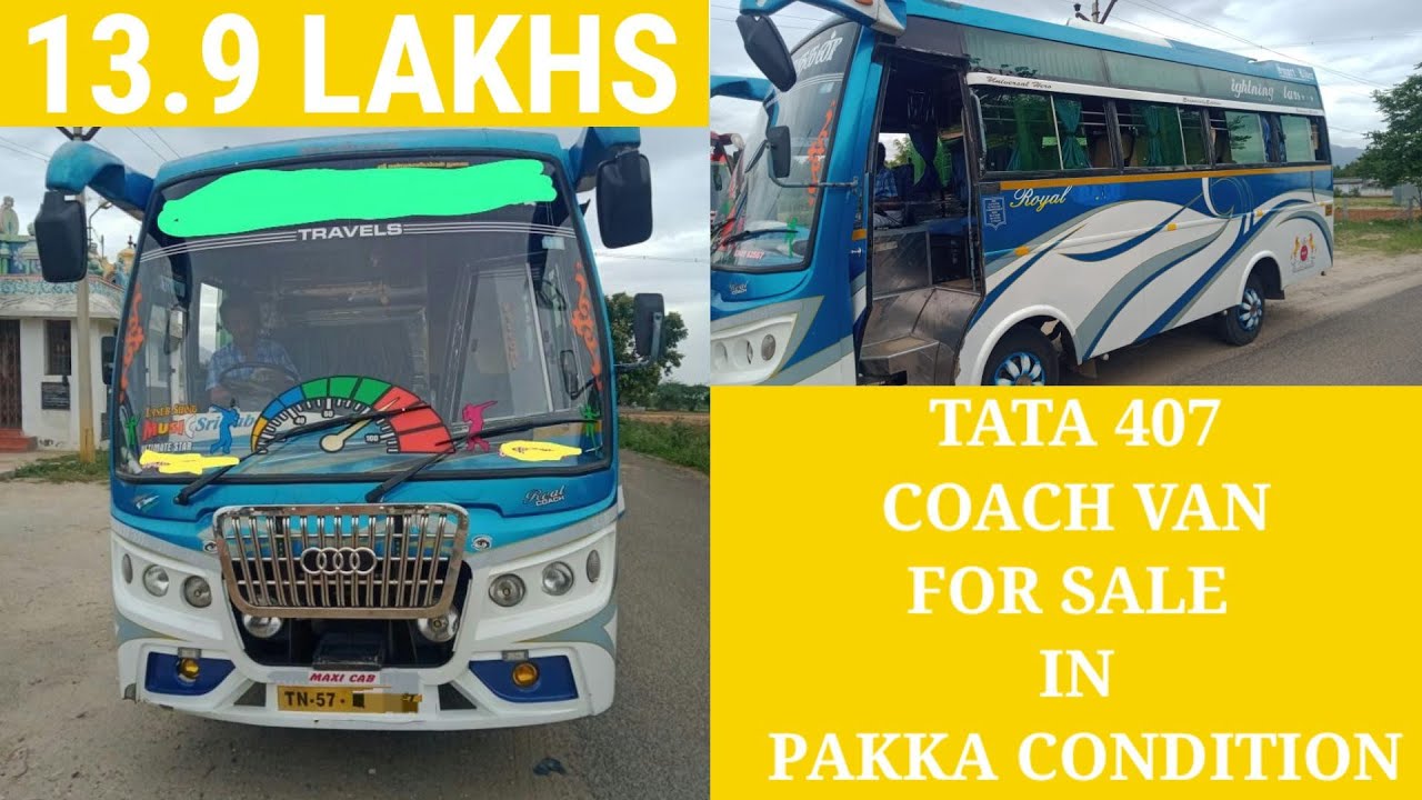 TATA 407 COACH VAN FOR SALE IN PAKKA CONDITION /EXPRESS TAMIZHAN ...