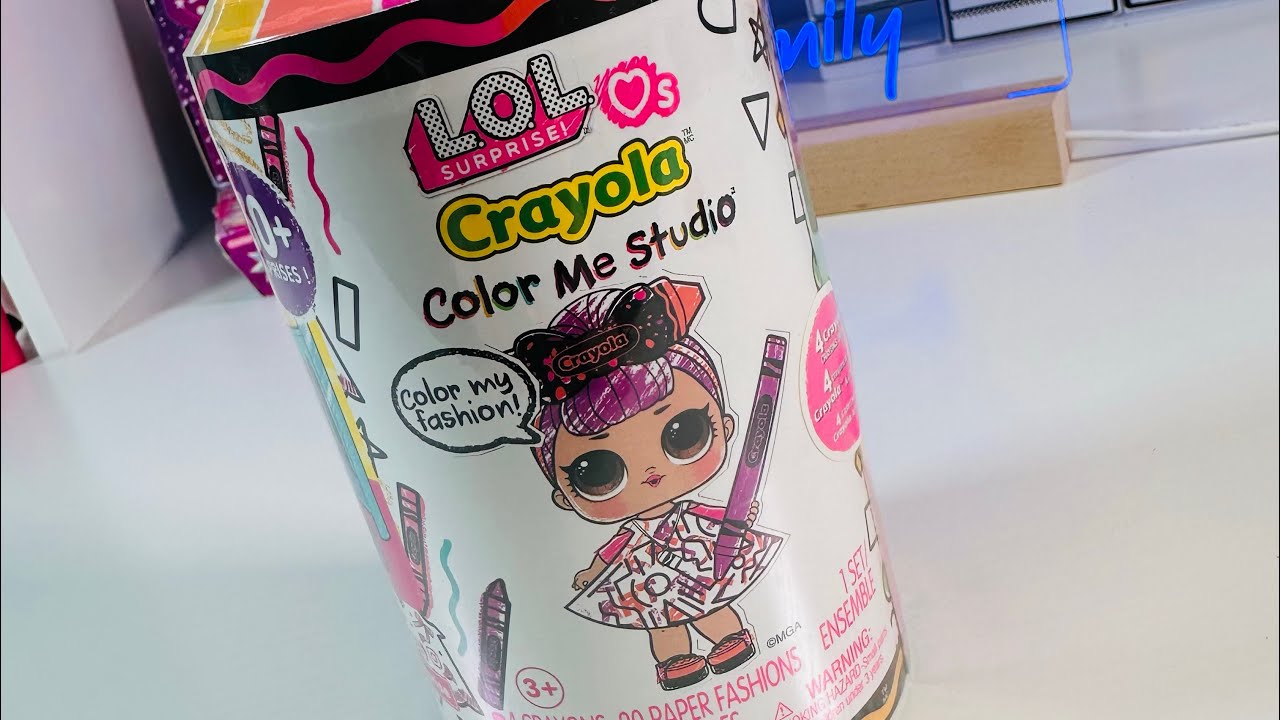 LOL Surprise Crayola Color Me Studio FULL VIDEO #lolsurprise #crayola # ...