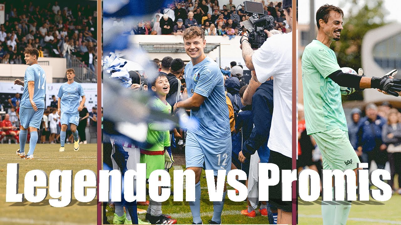 LEGENDEN vs PROMIS - Was ein krasser Tag! PLAY FOR CHARITY | Loris ...