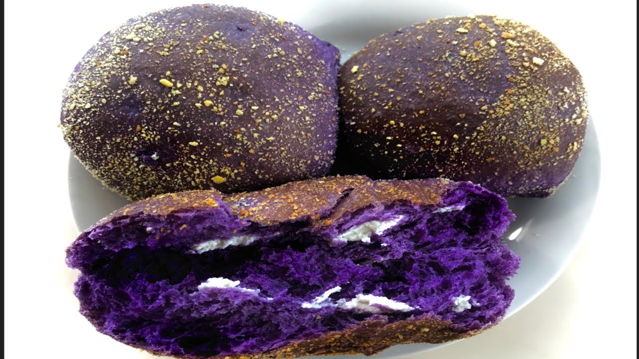 BEST UBE CHEESE PANDESAL RECIPE - YouTube