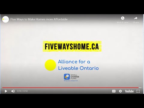 Five Ways to Make Homes more Affordable - YouTube