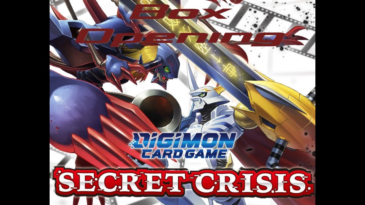 Digimon BT17 Secret Crisis Box opening - YouTube