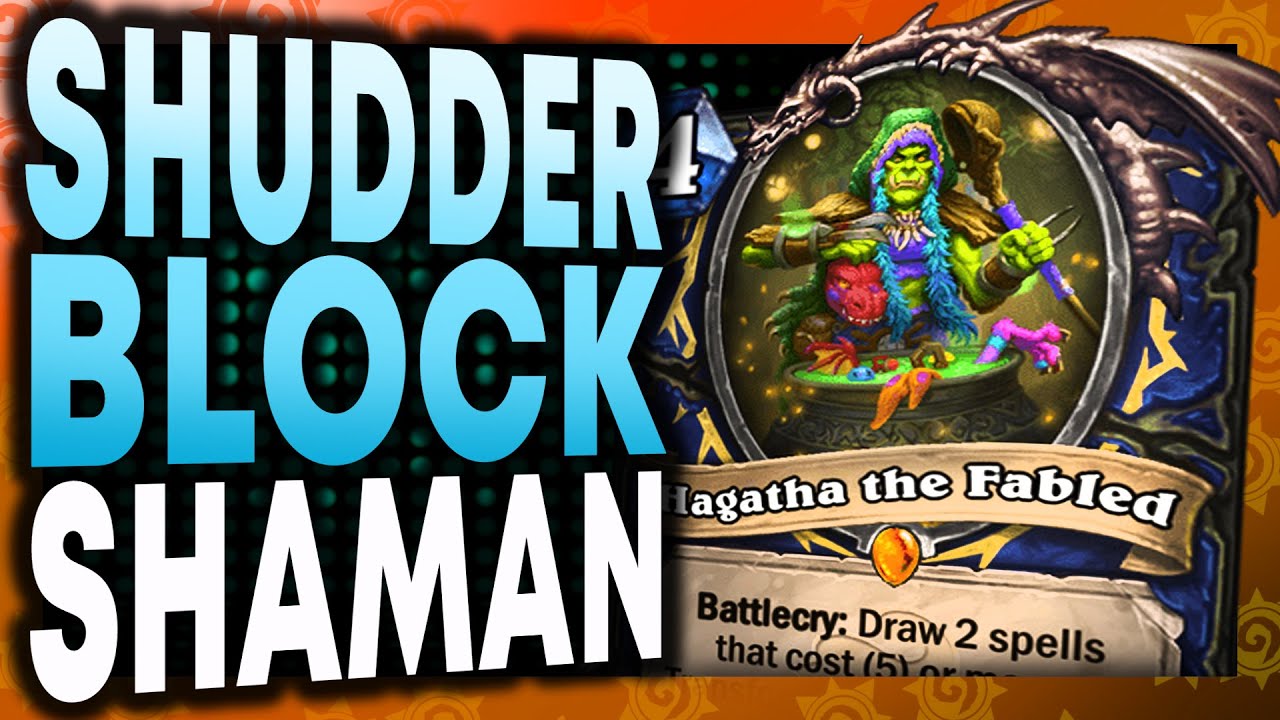 Shudderblock Shaman Stream - Whizbang`s Workshop - Hearthstone - YouTube