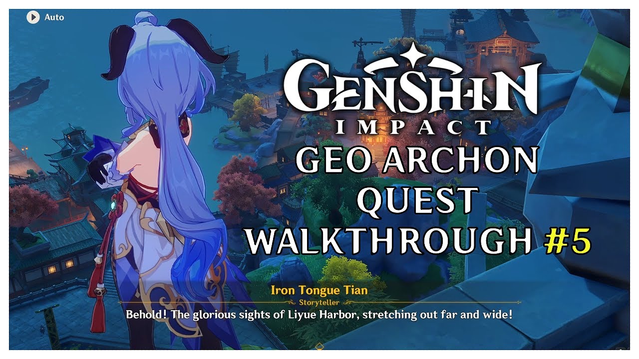 Genshin Impact - Geo Archon Quest Full Walkthrough [Part 6/7] - YouTube