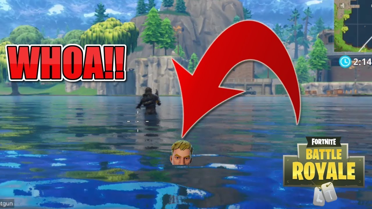 FORTNITE HIDDEN UNDERWATER?! *DROWNED* - YouTube