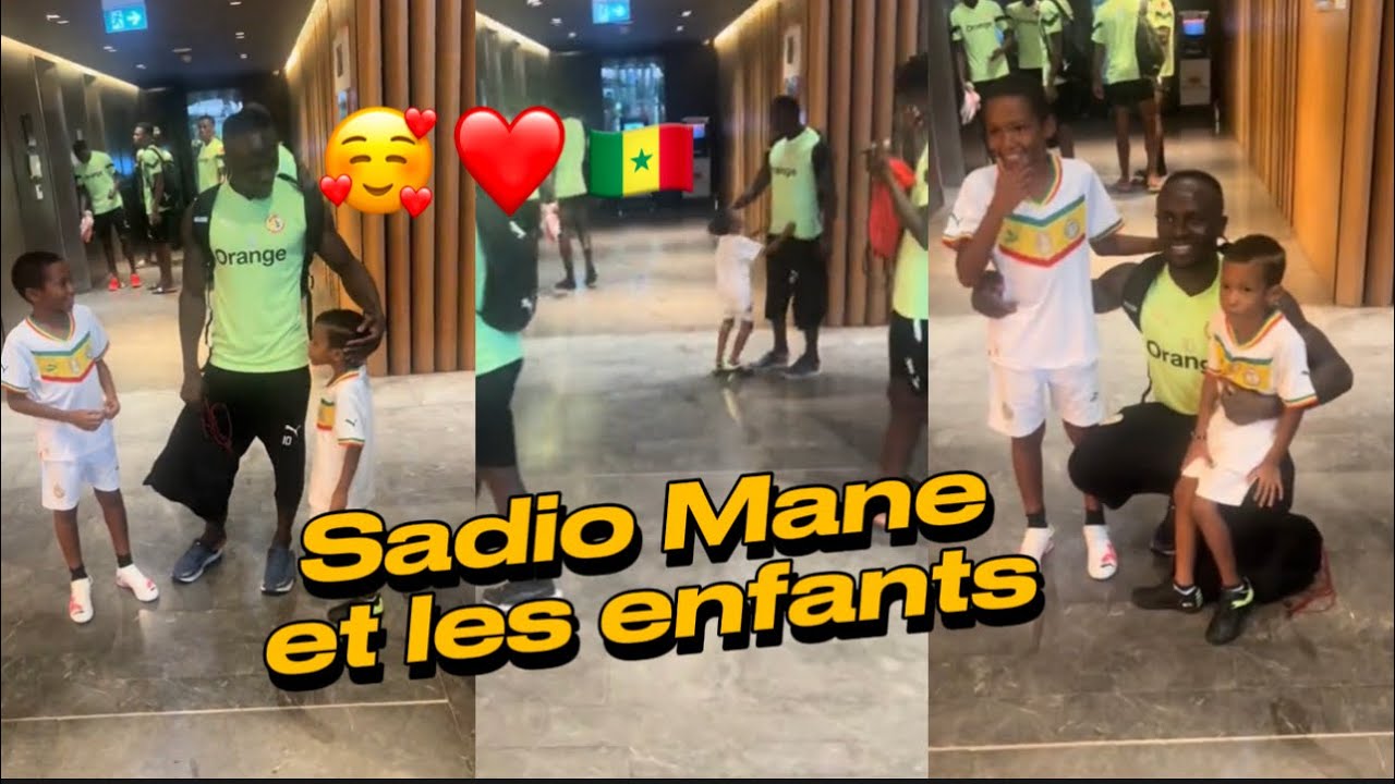 Waouw regardez Sadio Mane avec ses Enfants ! Ooh qui mo bah ! Quel ...