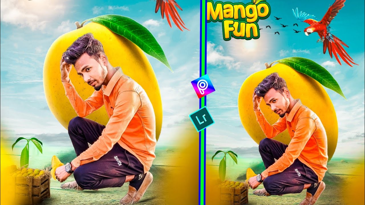 Mango photo Editing /Mango lover summer /Picsart mango photo Editing ...