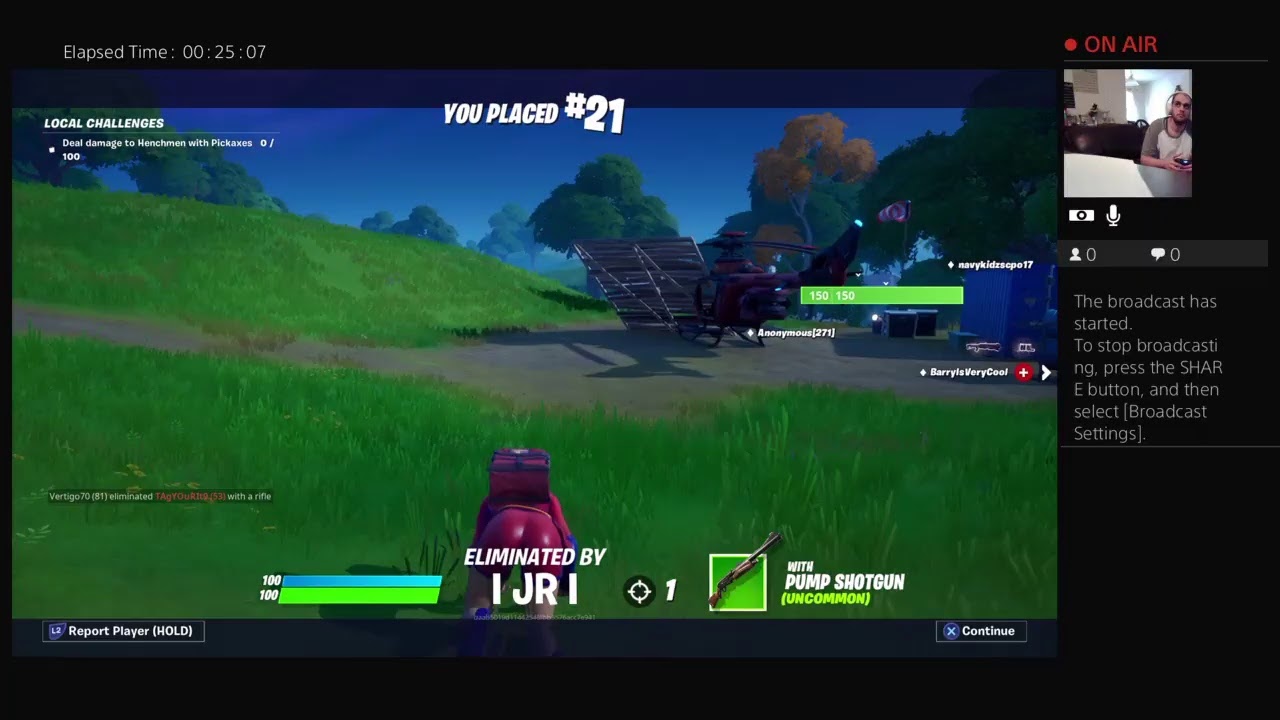 Fortnite chapter 2 season 2 ps4 gameplay - YouTube