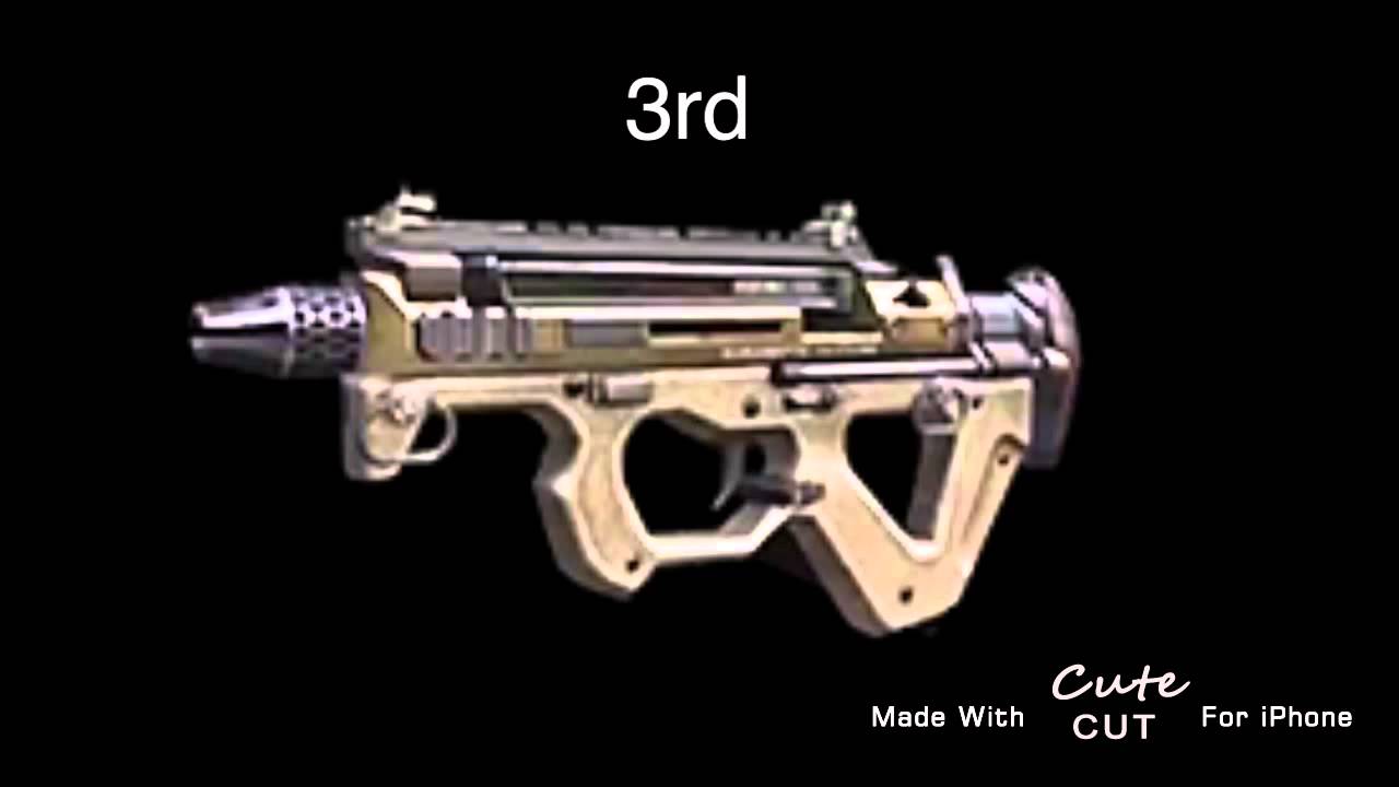 My Favourite Smg's In Black Ops 2 - YouTube