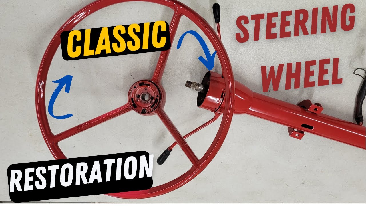Classic Car Steering Wheel Restoration - YouTube