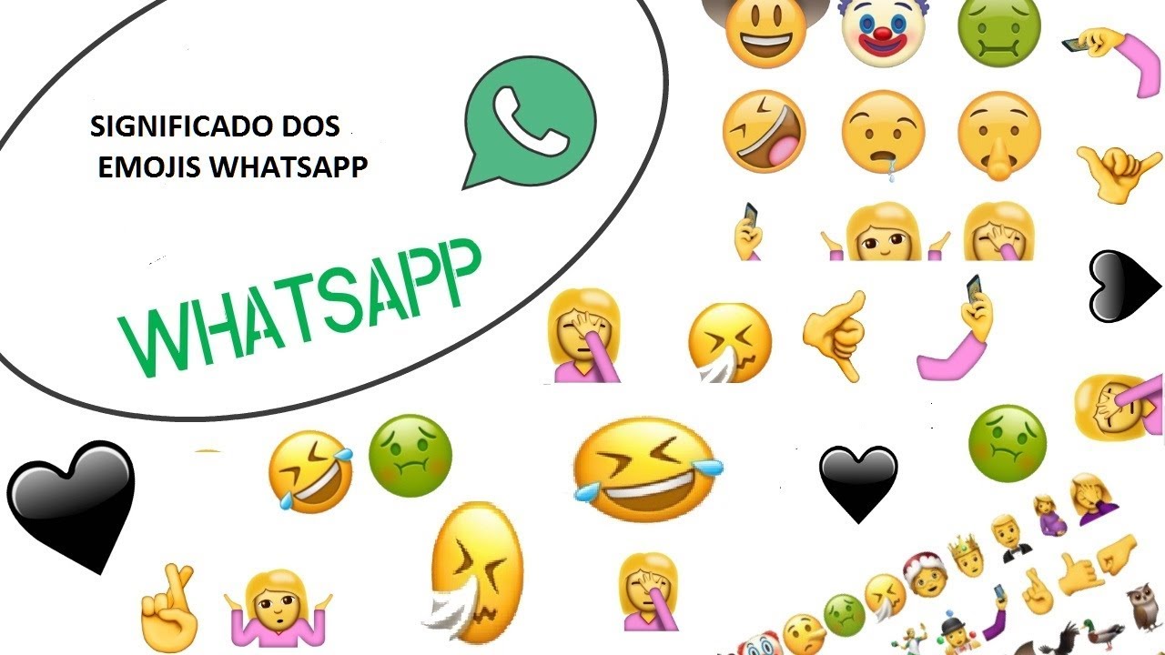 SIGNIFICADO DOS EMOJIS WHATSAPP 2018 - YouTube