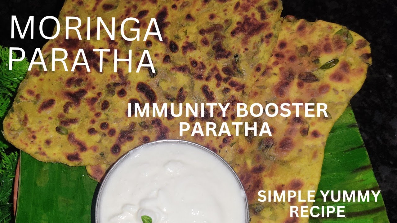 Immunity Booster Moringa Paratha #Moringa Paratha recipe without onion ...