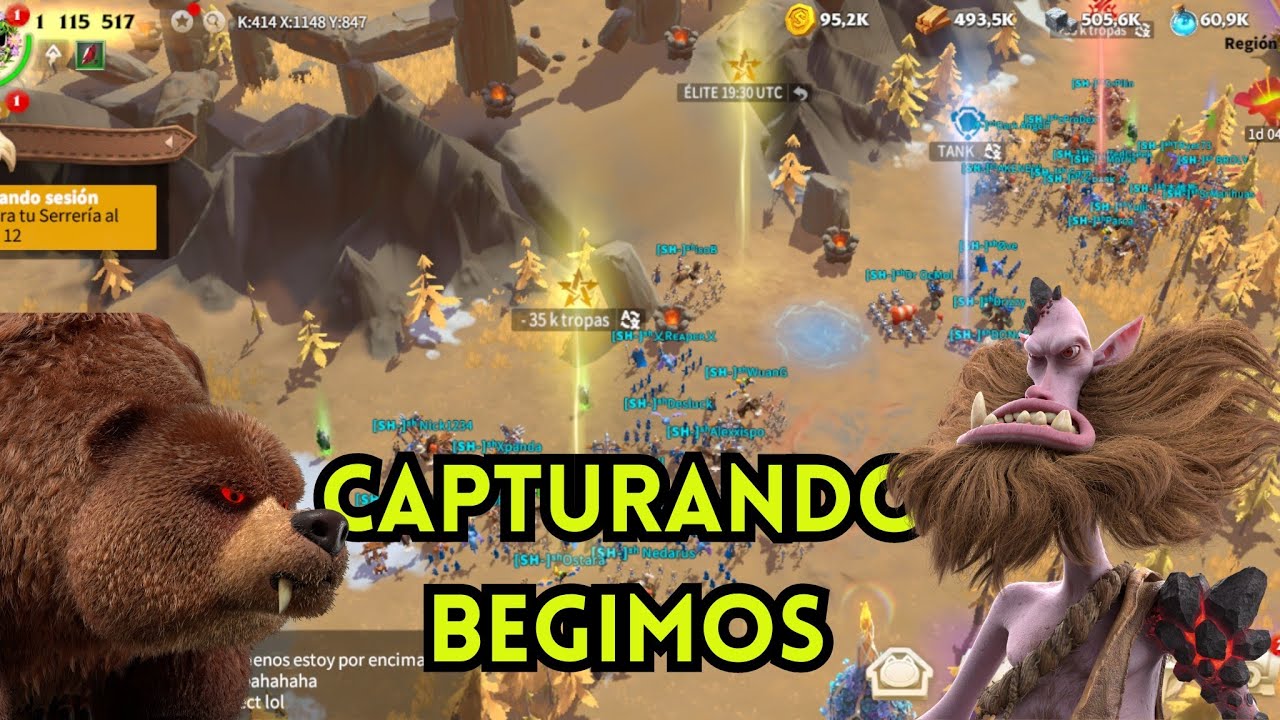 Capturamos Begimos Oso y Gigante en Proyecto Hispano Internacional en ...