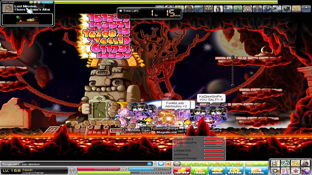 [HD] MapleStory Chaos Zakum - YouTube